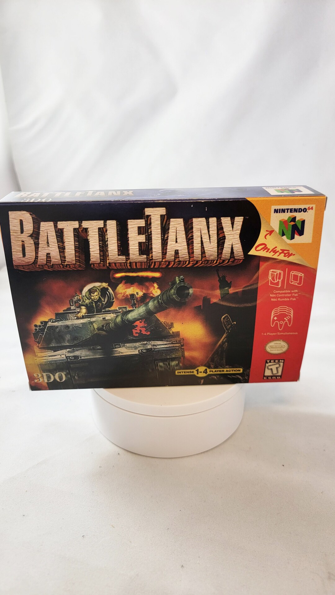 Battle Tanx | NTSC | Nintendo 64 | N64 | En | Reproduction Box and ...