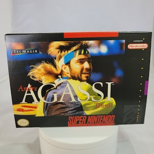 Andre Agassi Tennis | NTSC | Super Nintendo | SNES | En | Reproduction ...