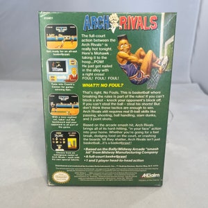 Arch Rivals | NTSC | Nintendo | NES | En | Reproduction Box - Etsy