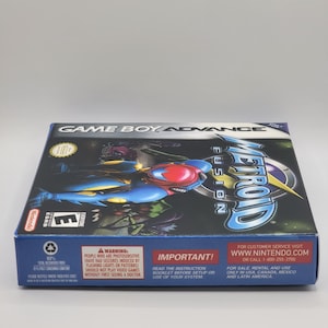 Metroid Fusion | NTSC | Gameboy Advance | GBA | En | Reproduction Box ...