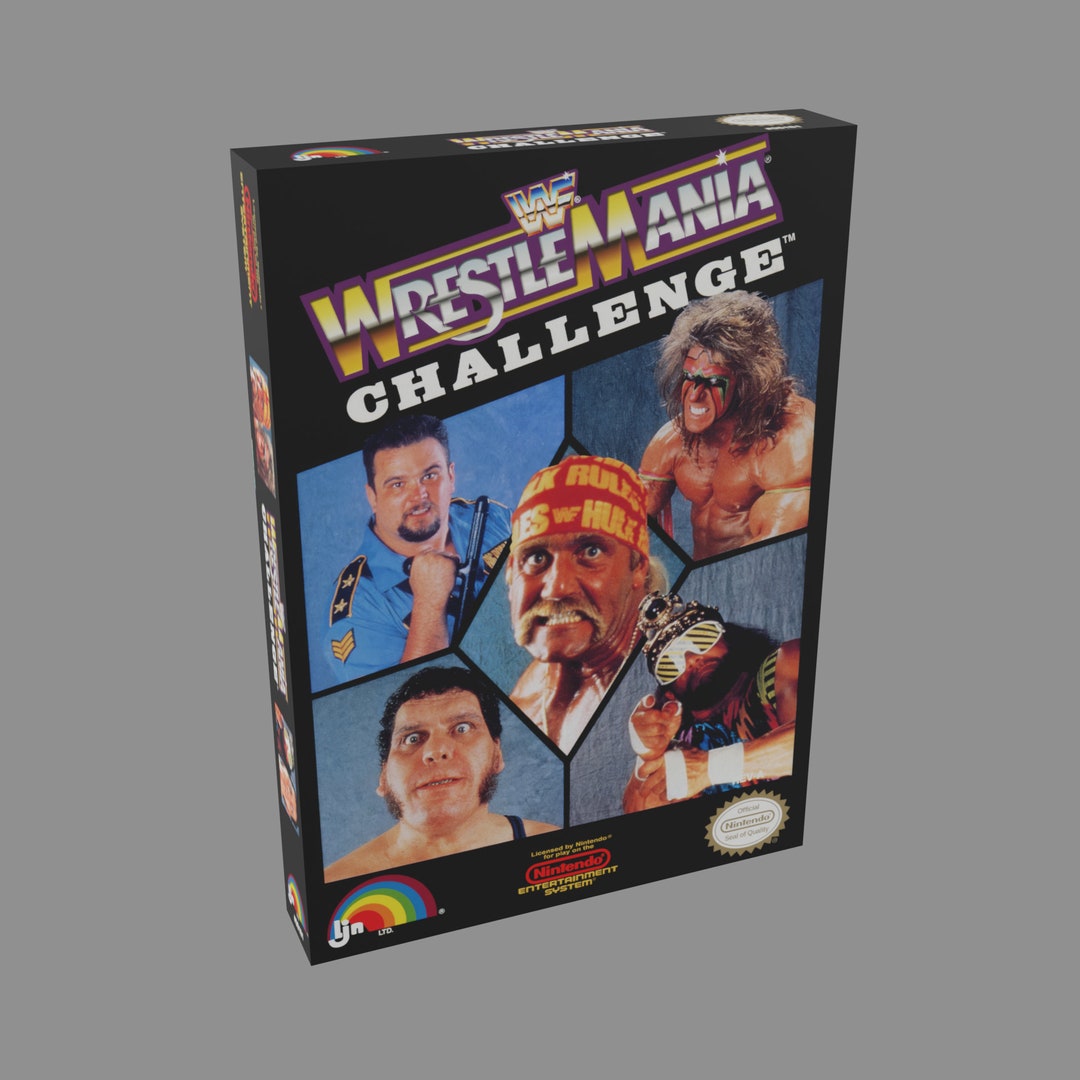 Wrestlemania Challenge NTSC Nintendo NES En Reproduction Box - Etsy