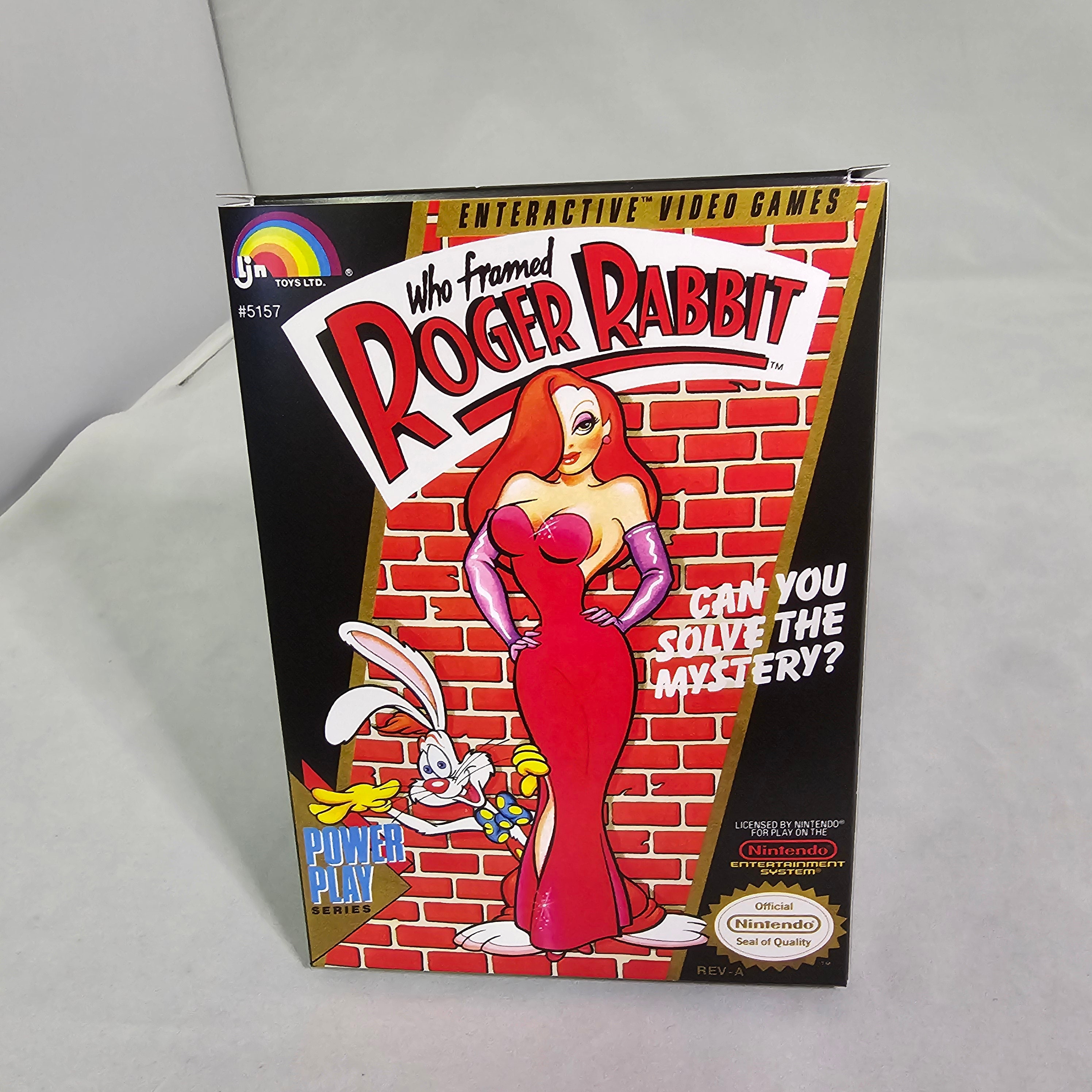 Who Framed Roger Rabbit NTSC Nintendo NES En Reproduction Box Etsy