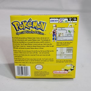 Pokemon Yellow | NTSC | Gameboy | GB | En | Reproduction Box and Inner ...