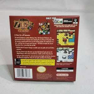 The Legend of Zelda Oracle of Seasons | NTSC | Gameboy Color | GBC | En ...