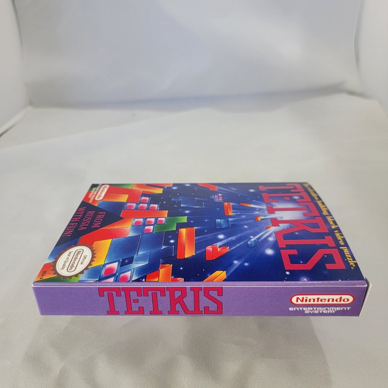 Tetris NTSC Nintendo NES En Reproduction Box - Etsy