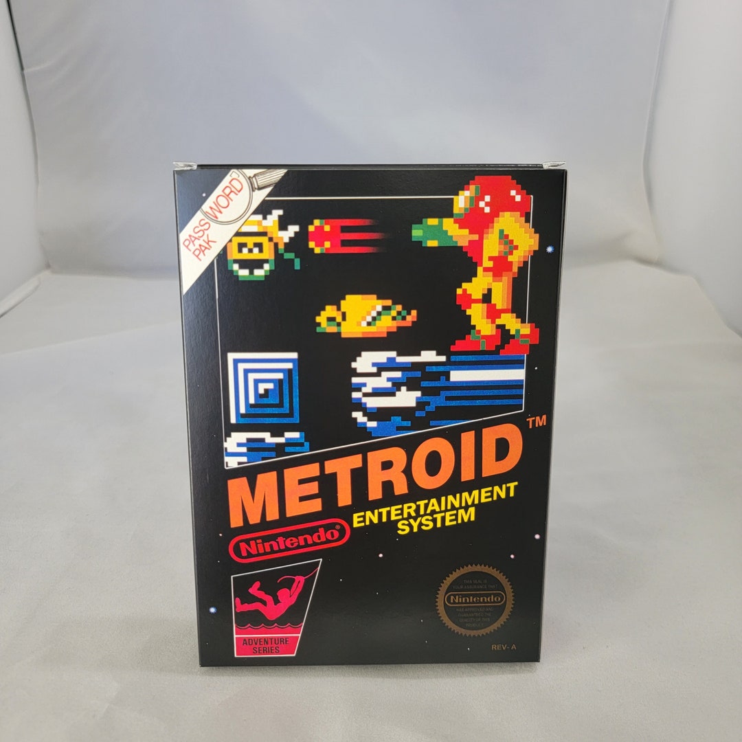 Metroid [custom] | NTSC | Nintendo | NES | En | Reproduction Box - Etsy