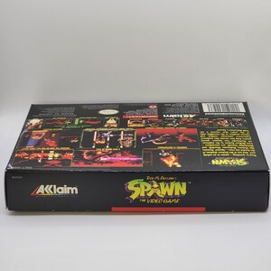 Spawn | NTSC | Super Nintendo | SNES | En | Reproduction Box and Inner ...