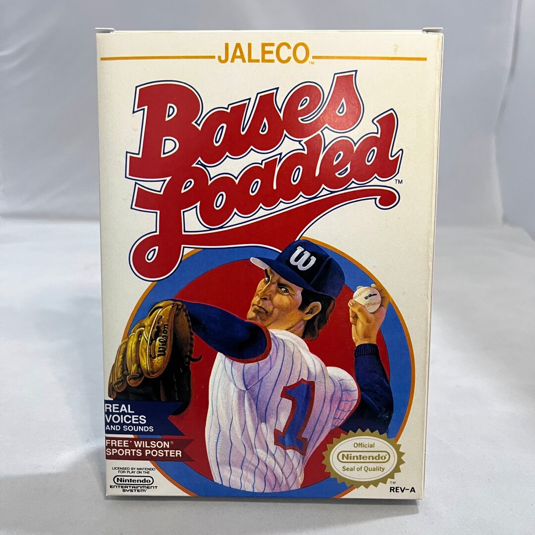 Bases Loaded | NTSC | Nintendo | NES | En | Reproduction Box - Etsy