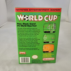 Nintendo World Cup | NTSC | Nintendo | NES | En | Reproduction Box - Etsy