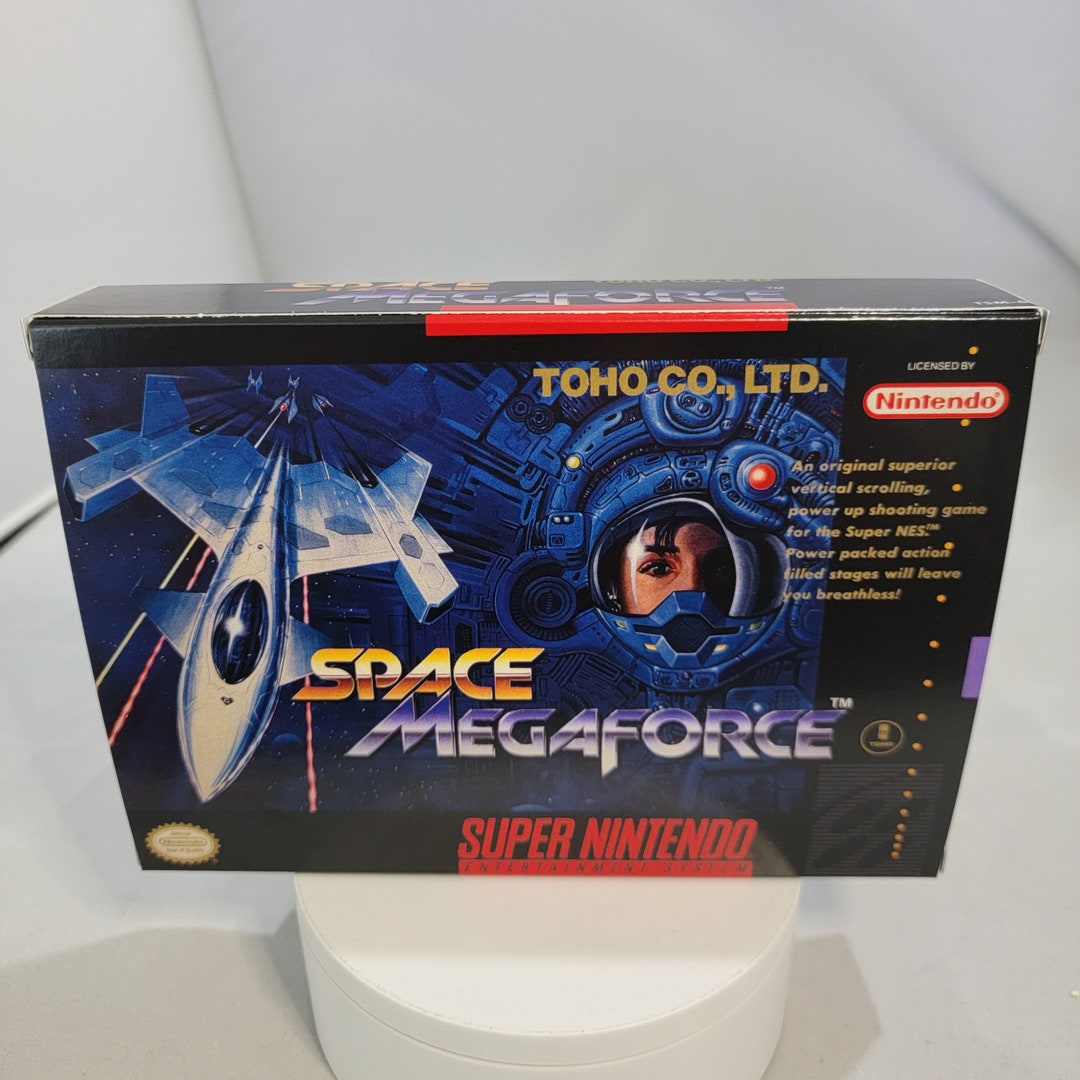 Space Megaforce | NTSC | Super Nintendo | SNES | En | Reproduction Box and Inner Tray - Etsy