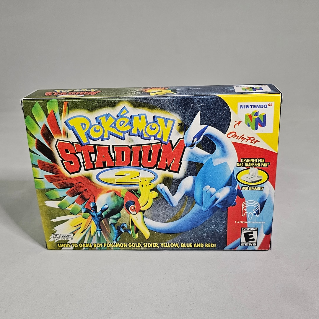 Pokemon Stadium 2 | NTSC | Nintendo 64 | N64 | En | Reproduction Box ...