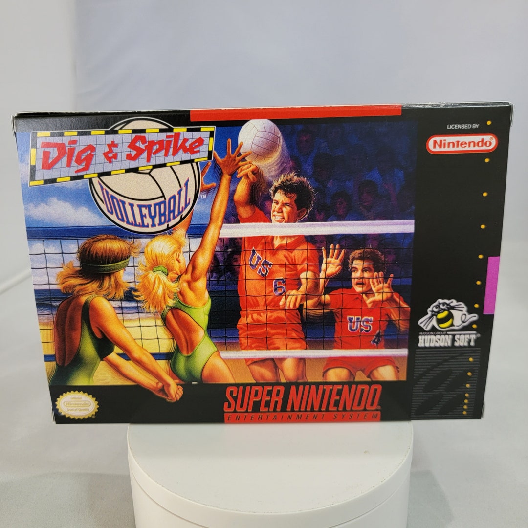 Dig and Spike Volleyball | NTSC | Super Nintendo | SNES | En ...