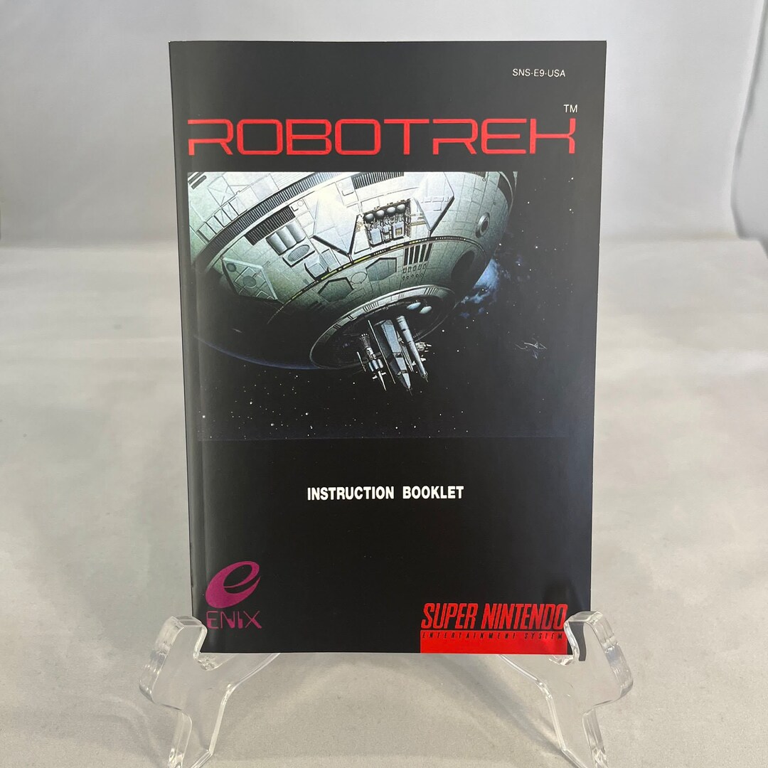 ROBOTREK | NTSC | Super Nintendo | SNES | En | User Instruction Manual ...
