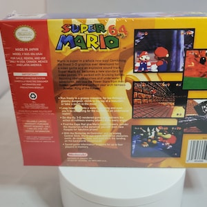 Super Mario 64 | NTSC | Nintendo 64 | N64 | En | Reproduction Box and ...