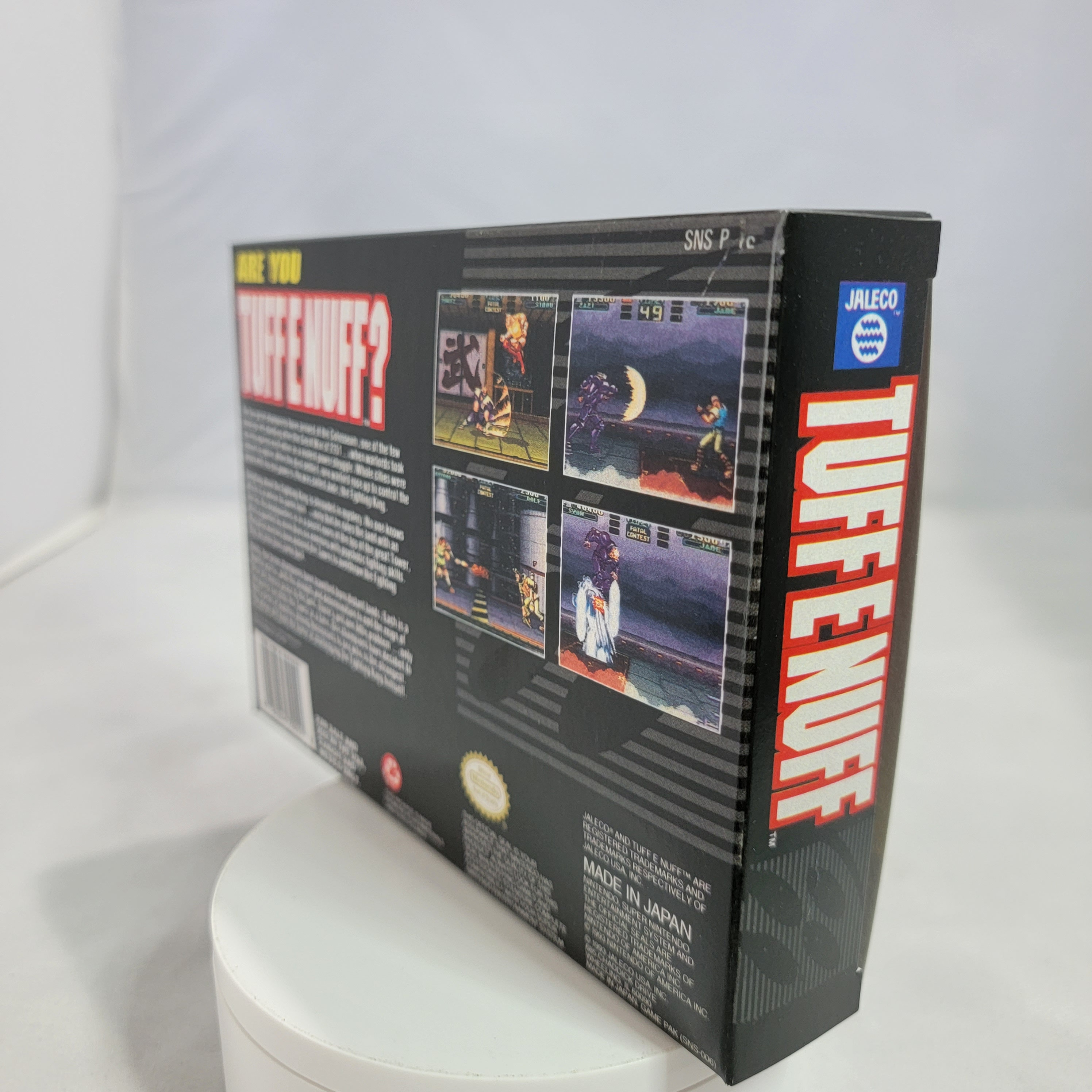 Tuff E Nuff? | NTSC | Super Nintendo | SNES | En | Reproduction Box and ...