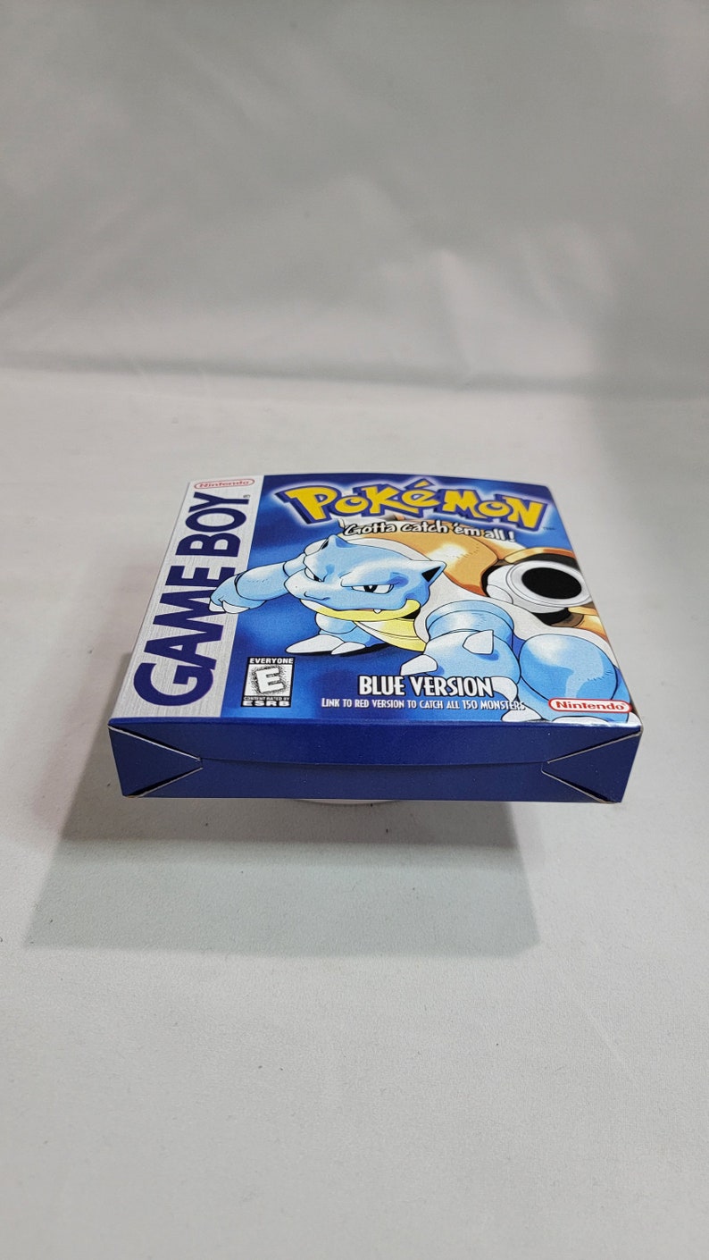 Pokemon Blue NTSC Gameboy GB En Reproduction Box and - Etsy