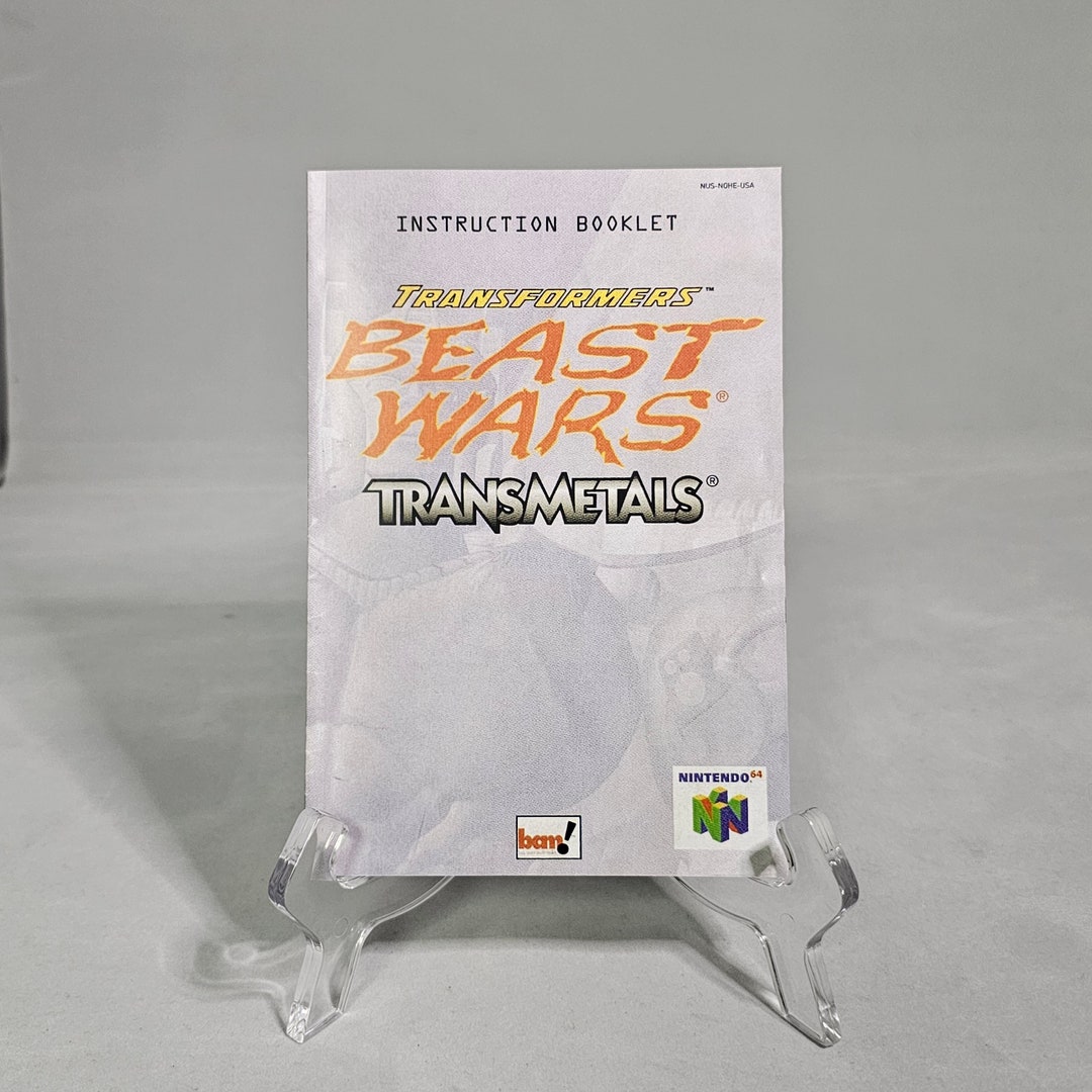 Transformers Beast Wars Transmetals | NTSC | Nintendo 64 | N64 | En ...