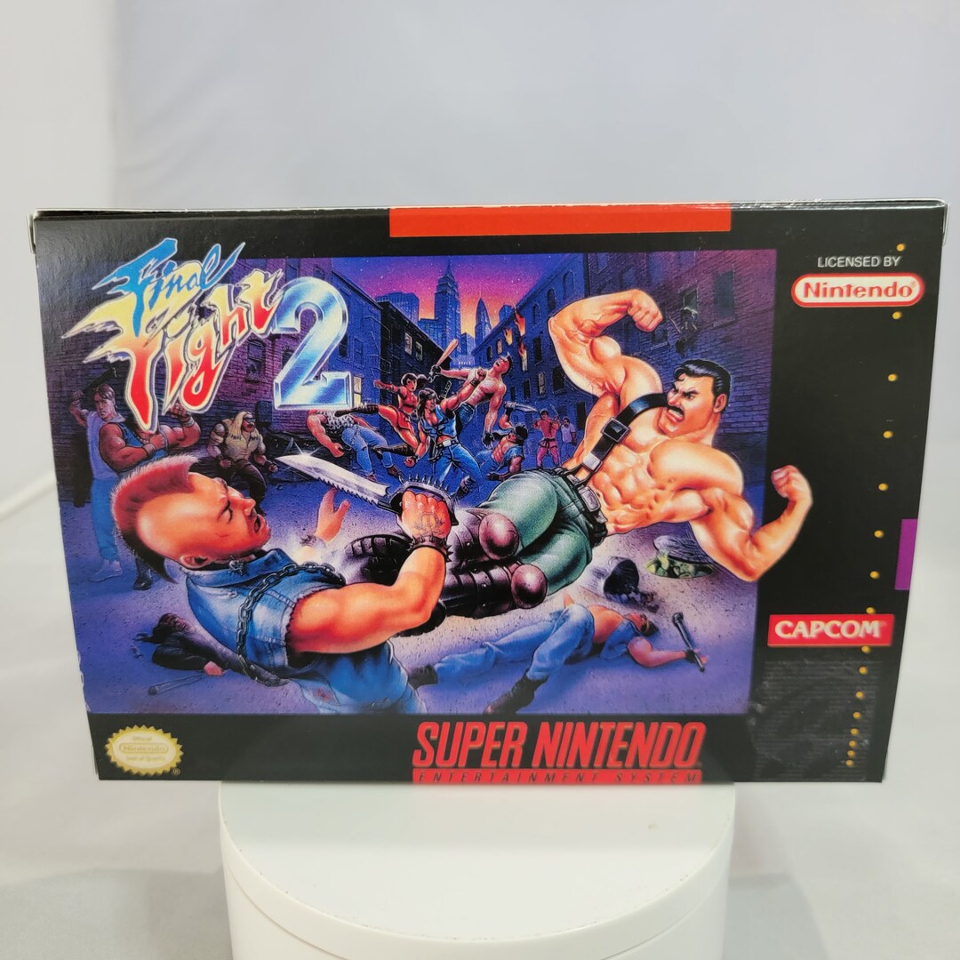 Final Fight 2 | NTSC | Super Nintendo | SNES | En | Reproduction Box ...