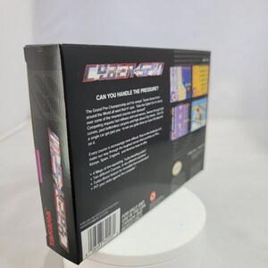 Cyber Spin | NTSC | Super Nintendo | SNES | En | Reproduction Box and ...