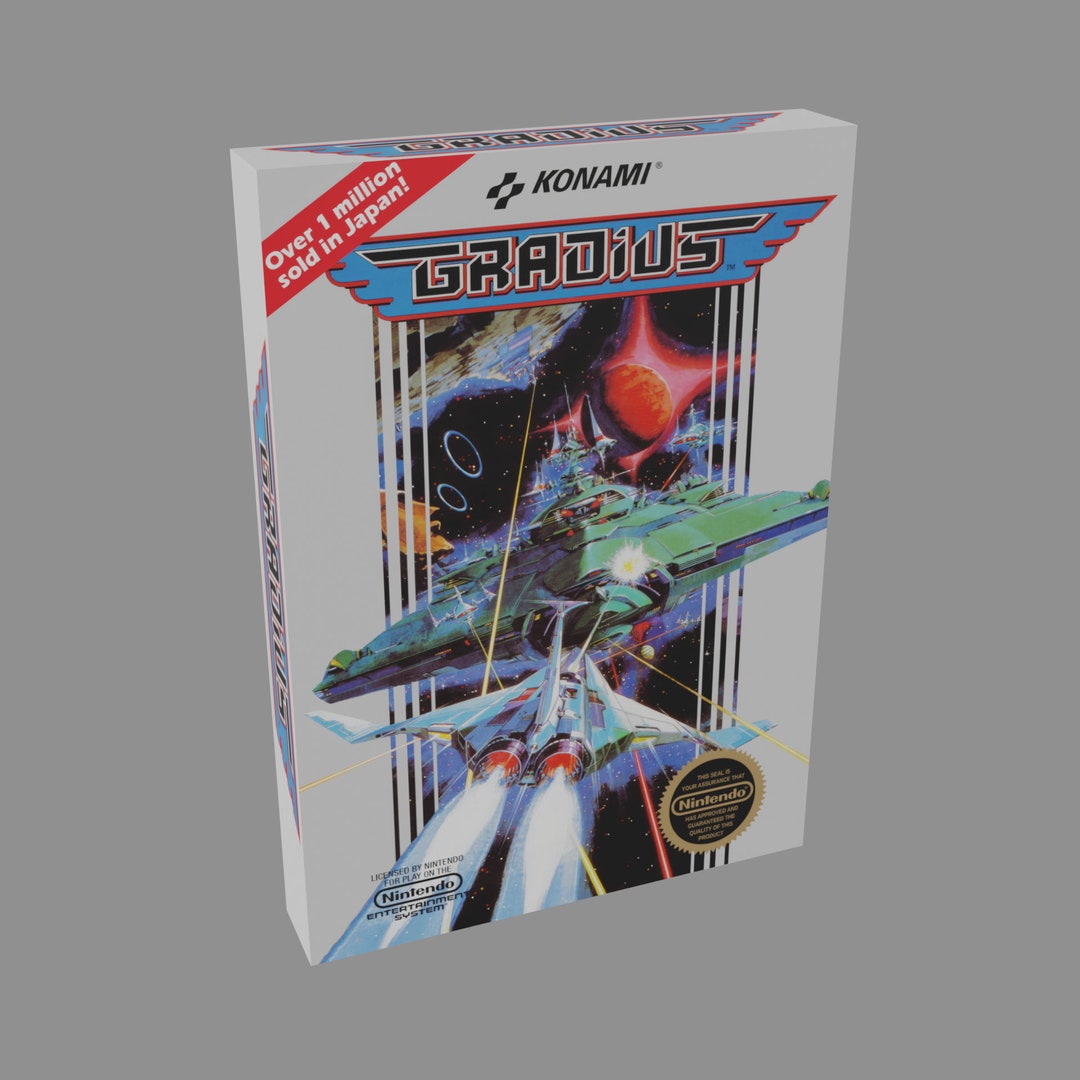 Gradius NTSC Nintendo NES En Reproduction Box - Etsy