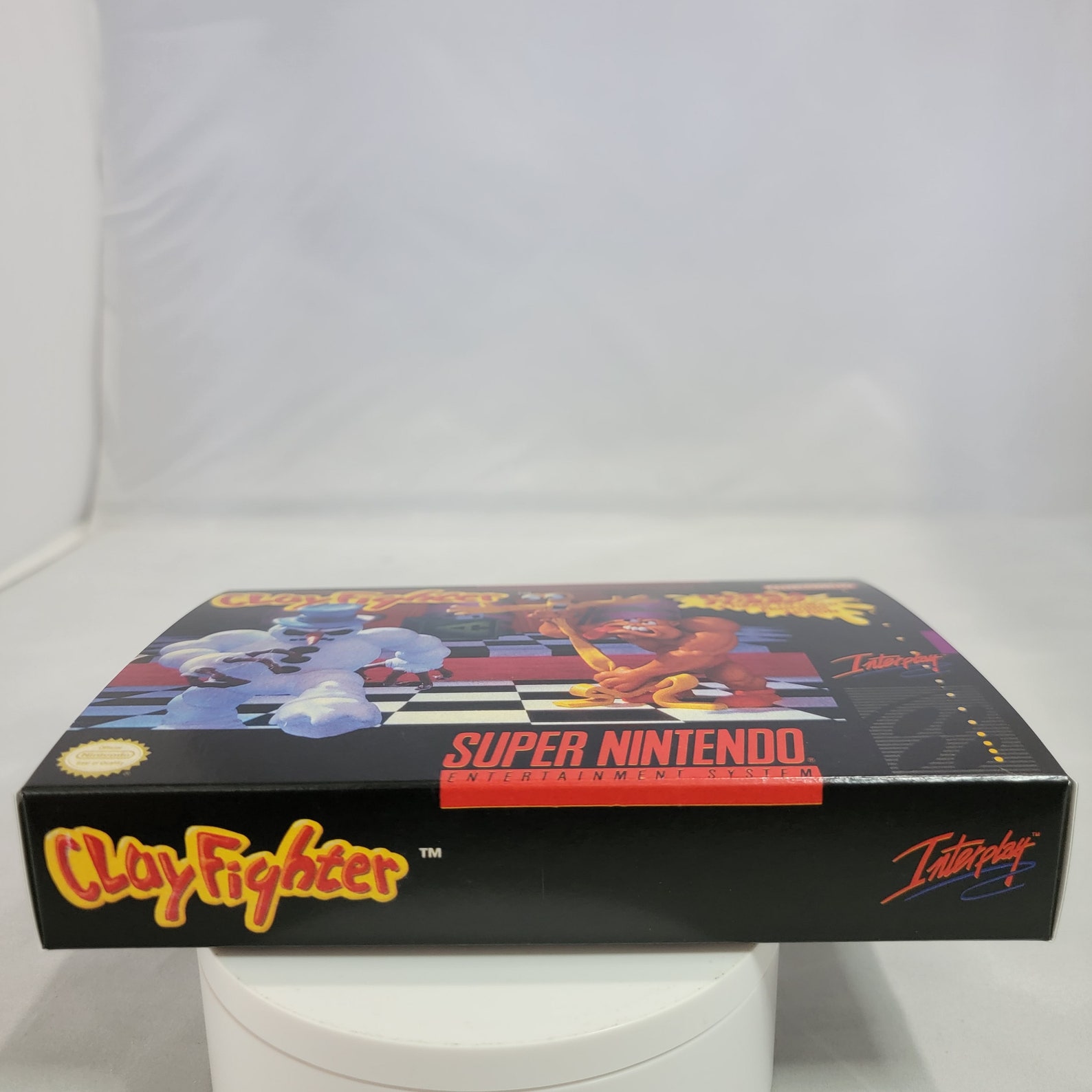 Clay Fighter | NTSC | Super Nintendo | SNES | En | Reproduction Box and ...