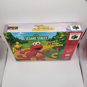 Elmo's Letter Adventure | NTSC | Nintendo 64 | N64 | En | Reproduction ...