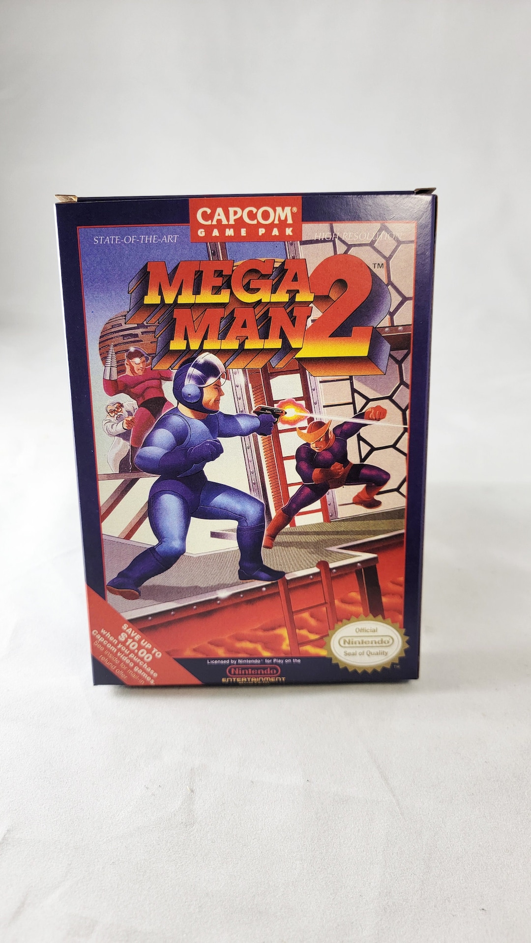 Mega Man 2 | NTSC | Nintendo | NES | En | Reproduction Box - Etsy