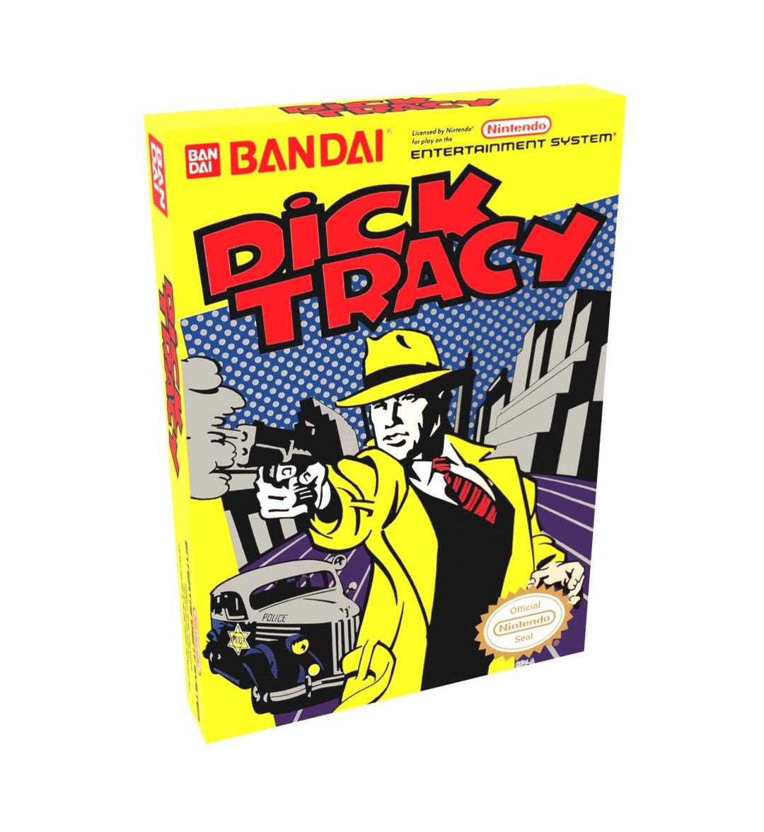 Dick Tracy | NTSC | Nintendo | NES | En | Reproduction Box - Etsy
