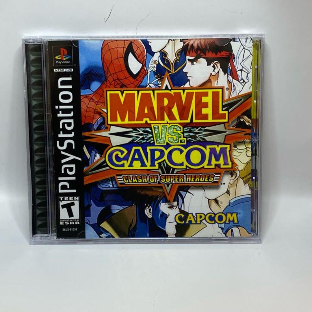 Marvel Vs. Capcom | NTSC | Playstation | PS1 | En | Reproduction Case ...