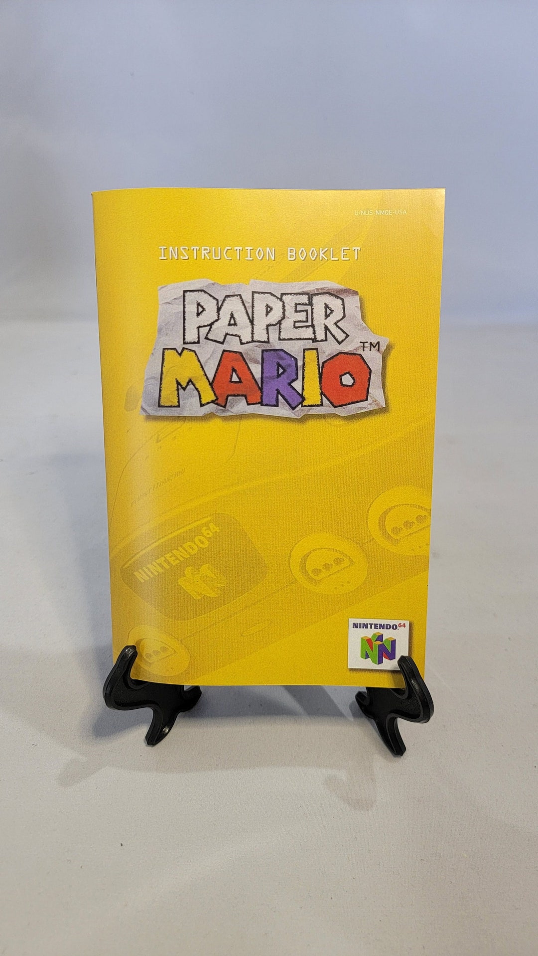 Paper Mario | NTSC | Nintendo 64 | N64 | En | User Instruction Manual ...