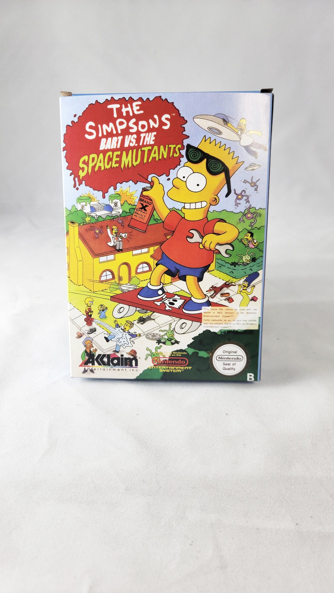The Simpsons Bart Vs the Space Mutants | PAL | Nintendo | NES | En,fr ...