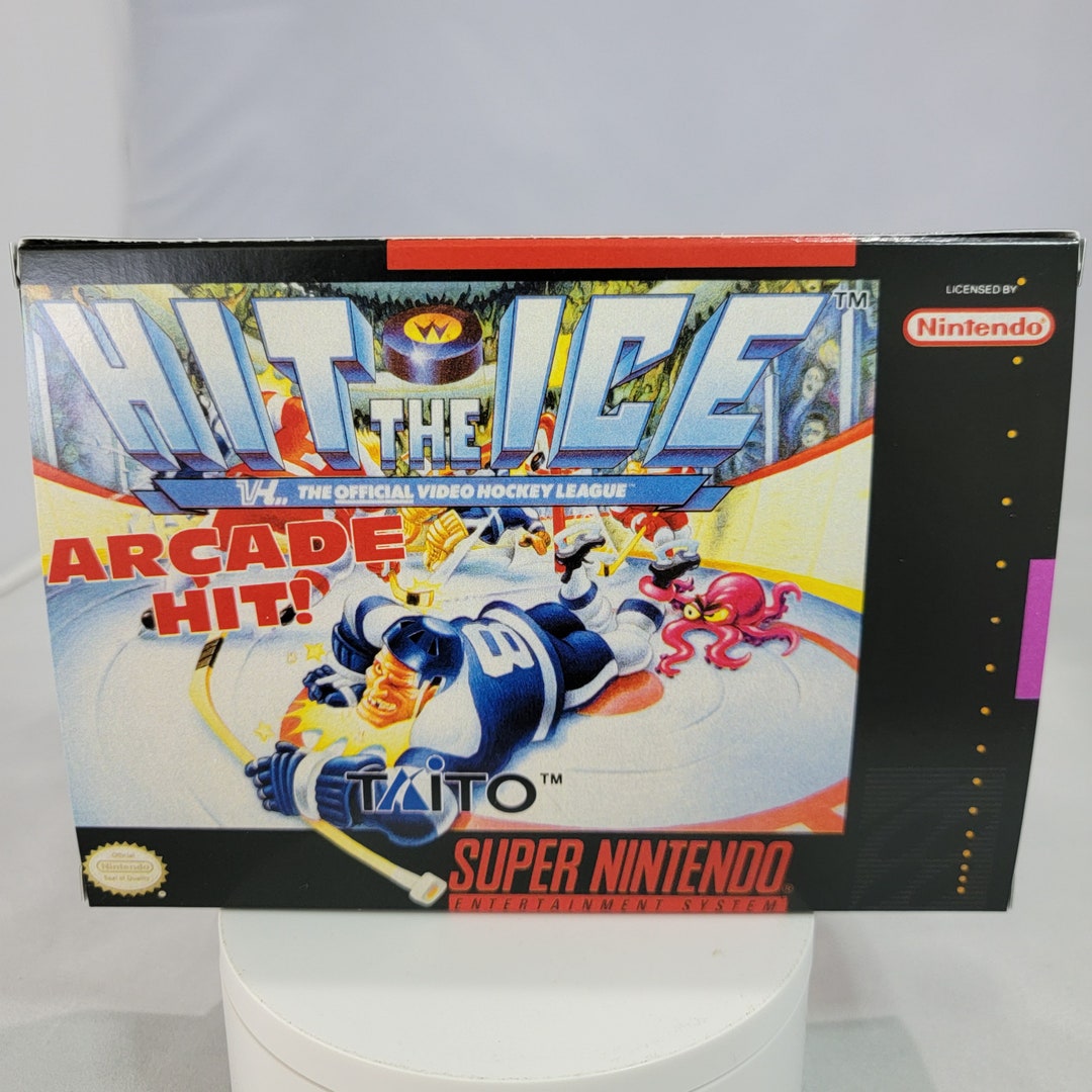 Hit the Ice | NTSC | Super Nintendo | SNES | En | Reproduction Box and ...