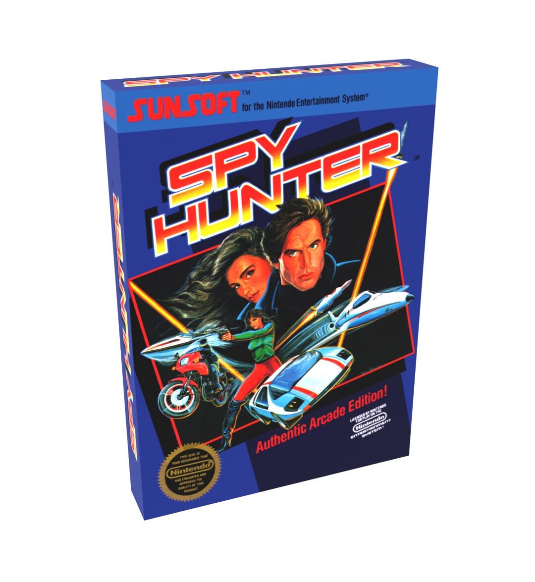 Spy Hunter | NTSC | Nintendo | NES | En | Reproduction Box - Etsy