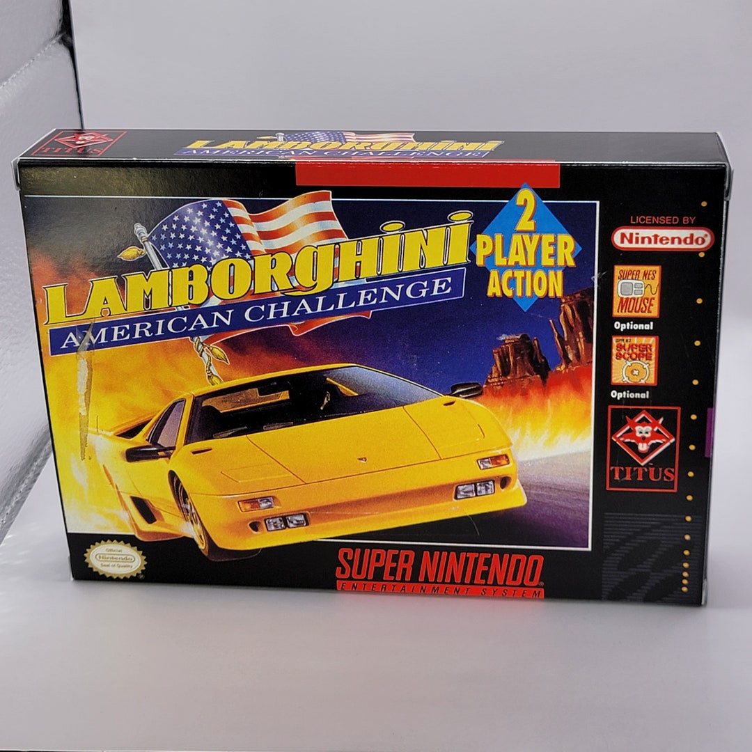 Lamborghini American Challenge | NTSC | Super Nintendo | SNES | En ...