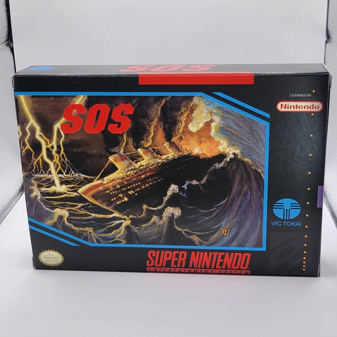 SOS | NTSC | Super Nintendo | SNES | En | Reproduction Box and Inner ...