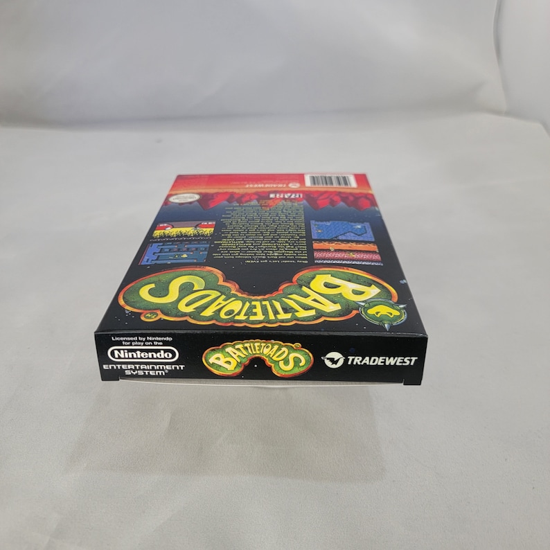 Battletoads NTSC Nintendo NES En Reproduction Box - Etsy