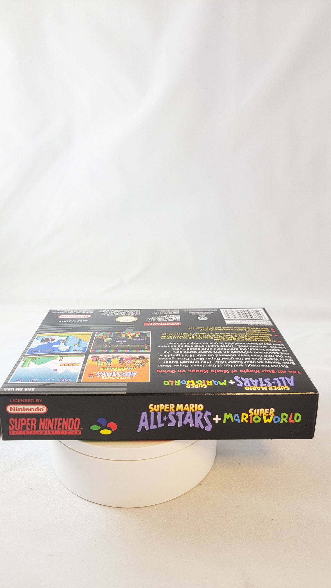 Super Mario All-stars and Super Mario World | NTSC | Super Nintendo ...