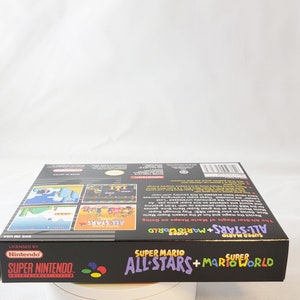 Super Mario All-stars and Super Mario World | NTSC | Super Nintendo ...