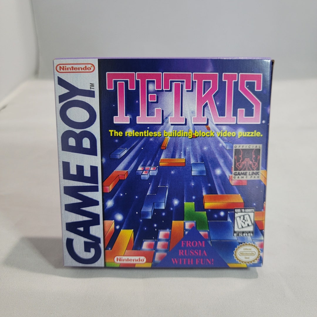 Tetris | NTSC | Gameboy | GB | En | Reproduction Box and Inner Tray - Etsy