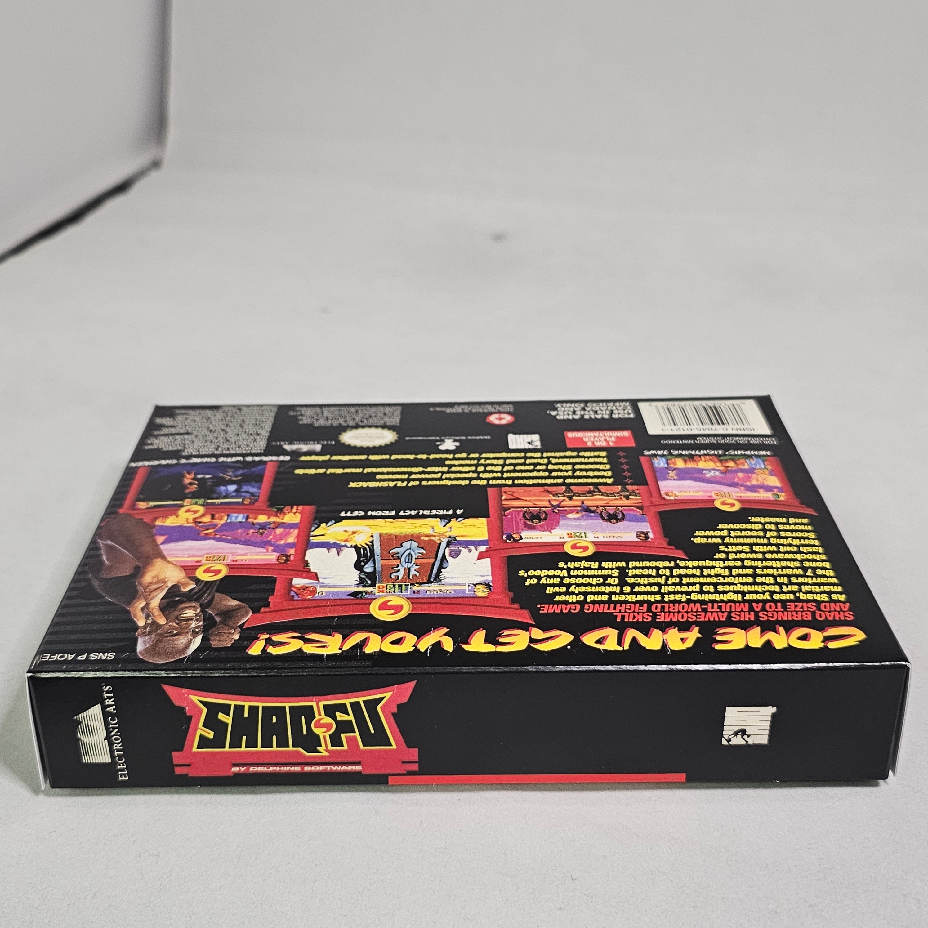 Shaq Fu | NTSC | Super Nintendo | SNES | En | Reproduction Box and ...