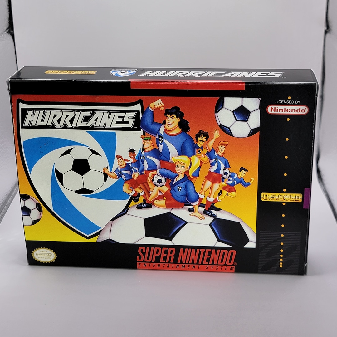 Hurricanes | NTSC | Super Nintendo | SNES | En | Reproduction Box and ...