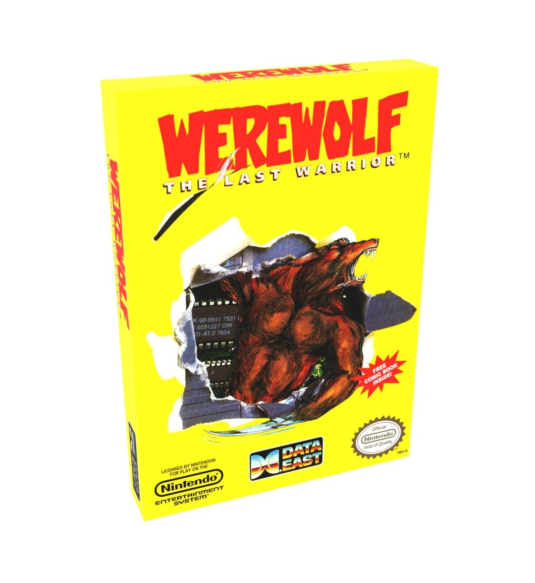 Werewolf | NTSC | Nintendo | NES | En | Reproduction Box - Etsy