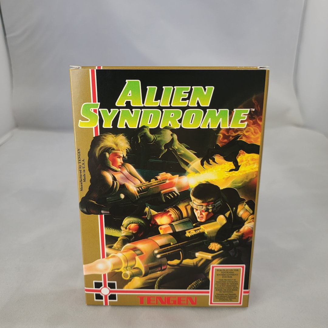 Alien Syndrome | NTSC | Nintendo | NES | En | Reproduction Box - Etsy