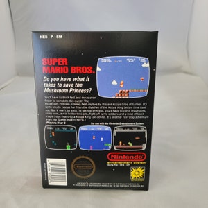 Super Mario Brothers | NTSC | Nintendo | NES | En | Reproduction Box - Etsy