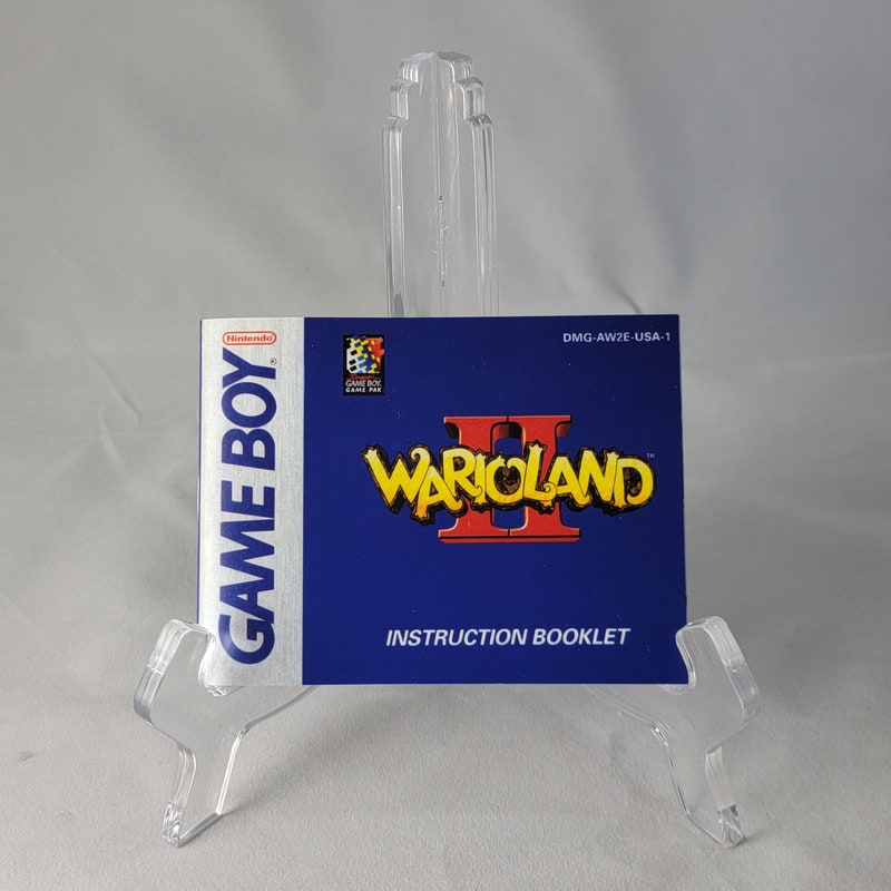 Gameboy Reproduction Manual - Etsy