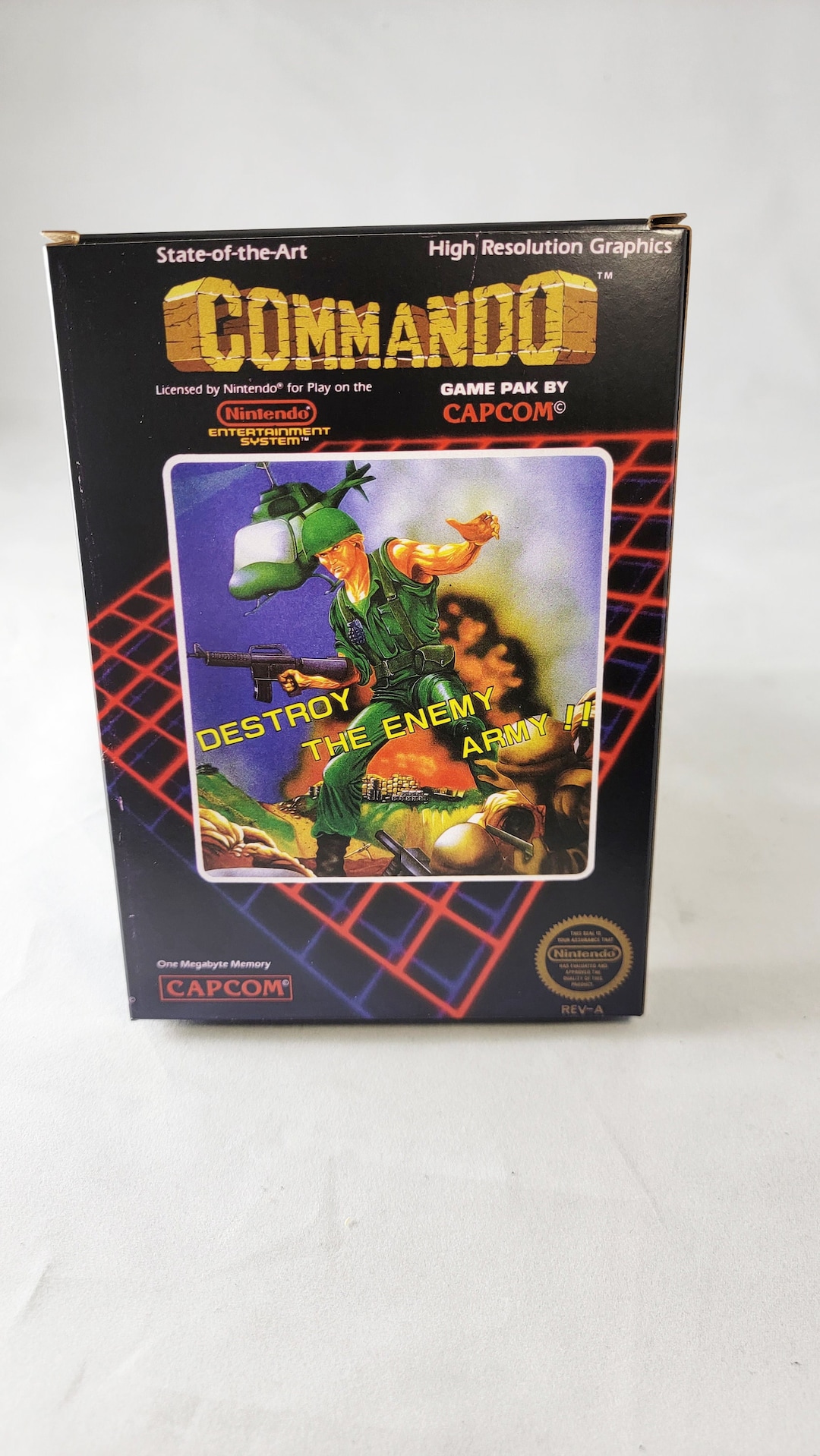 Commando | NTSC | Nintendo | NES | En | Reproduction Box - Etsy