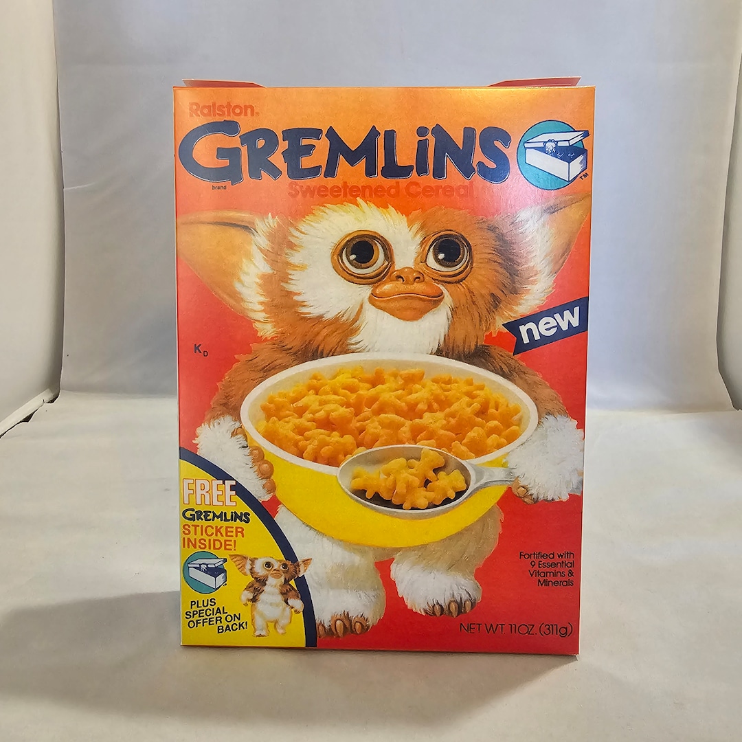 Gremlins | Ralston | Reproduction Vintage Cereal Box - Etsy