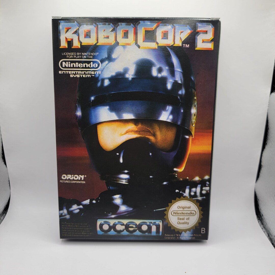 Robocop 2 | PAL | Nintendo | NES | En,fr | Reproduction Box - Etsy