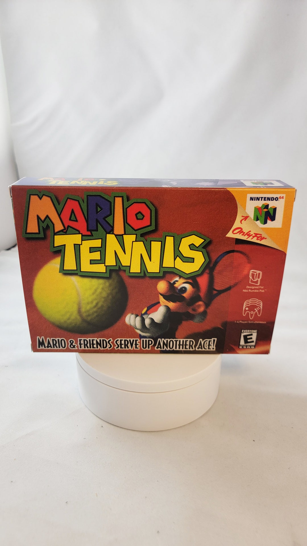 Mario Tennis | NTSC | Nintendo 64 | N64 | En | Reproduction Box and ...