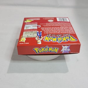 Pokemon Red | NTSC | Gameboy | GB | En | Reproduction Box and Inner ...